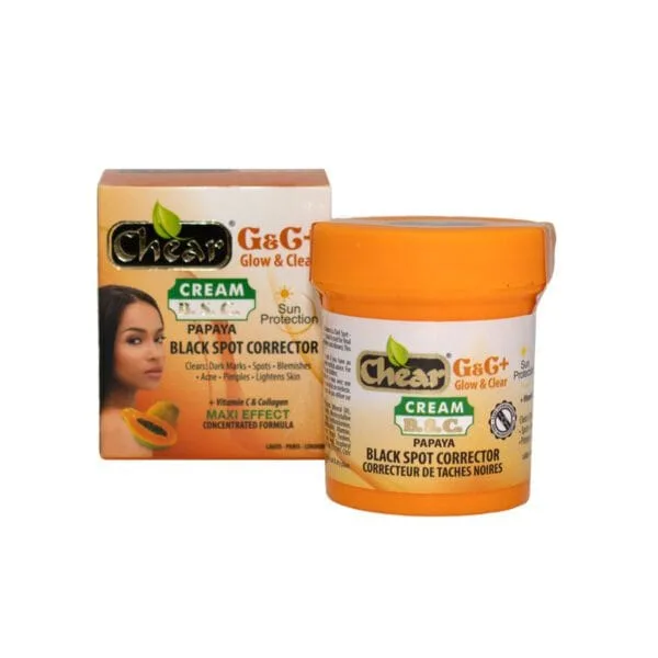 G C Clear Papaya Black Spot Corrector Lightening Cream Chear Beauty