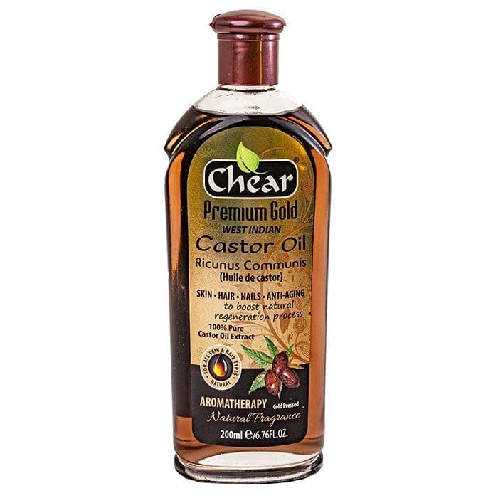 Chear Premium Gold Castor Oil for Skin, Hair & Nails